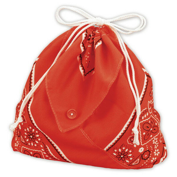 手縫いの練習にぴったり！初心者でも安心して楽しめるバンダナ巾着キット！ バンダナでつくる、マチ付き巾着の手芸キットです。 布をカットする必要がなく、すぐに作り始められるので初心者さんにも安心。 製作時間の目安は約2〜3時間です。 ボタン付け...