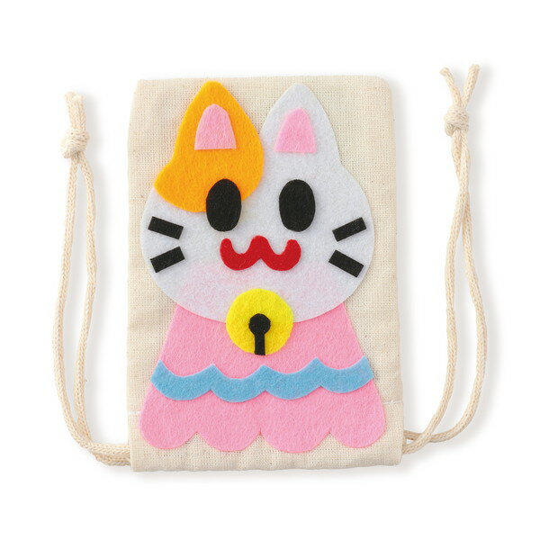 フェルトを貼るだけ！巾着をぬいぐるみやパペットに！ フェルトシールで、かわいいアニマルパペットが作れる手芸キットです。 フェルトを自由に装飾すれば、動物モチーフやキャラクター風など、オリジナルデザインにアレンジ可能。 綿やティッシュを詰めれ...