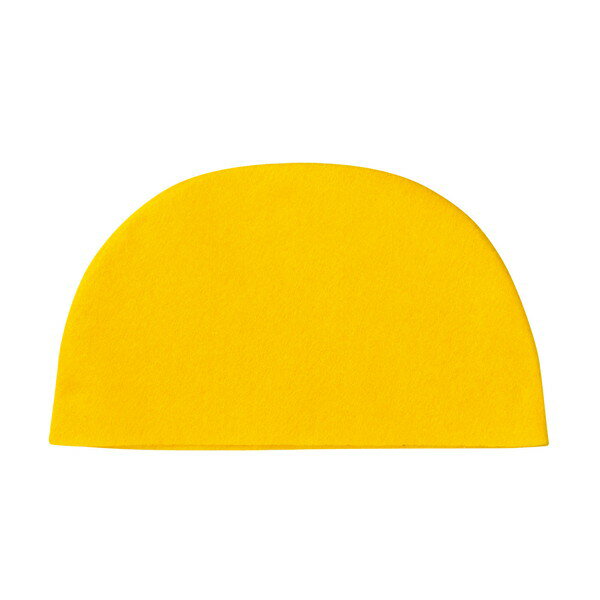 軽くてやわらかい！アレンジ自由なフェルト帽子！ 軽くてやわらかいフェルト素材の帽子です。 シンプルな半円形デザインで、飾り付けや縫い付けなど自由にアレンジ可能。 お遊戯会や発表会、ハロウィンなど、さまざまなシーンで活躍します。 注意事項 お...