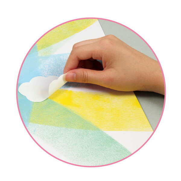 何度でも貼ってはがせる！表現が広がるアートシール！ 何度でも貼ってはがせる便利なシールです。 貼り直しが自由にできるため、繰り返しレイアウトを調整できるので、アート制作や図工の時間に便利です。 作品の枠やアクセントづくりにも最適で、子どもか...