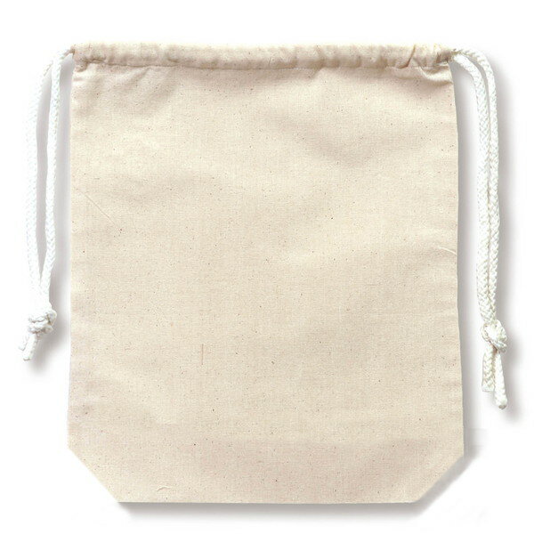 厚手で丈夫！たっぷり入るマチ付き巾着！ 厚手のコットン素材を使用した、丈夫で安心して使えるマチ付き巾着です。 マチ付き設計で収納力が高く、かさばる荷物もすっきり収まります。 口元はひもでしっかり閉じられるため中身が飛び出しにくく、学校や作業...