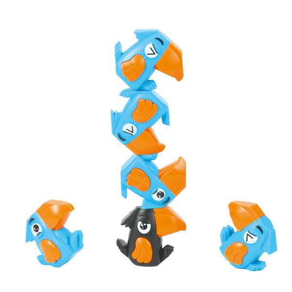 引っかけて積んでドキドキ！ふしぎな鳥のバランスブロック！ かわいい鳥のブロックを積んだり引っかけたりして遊べるバランスゲームです。 向きを変えるだけでバランスが変わるので集中力と手先の器用さが育ちます。 積み方や角度を工夫することで難易度が...
