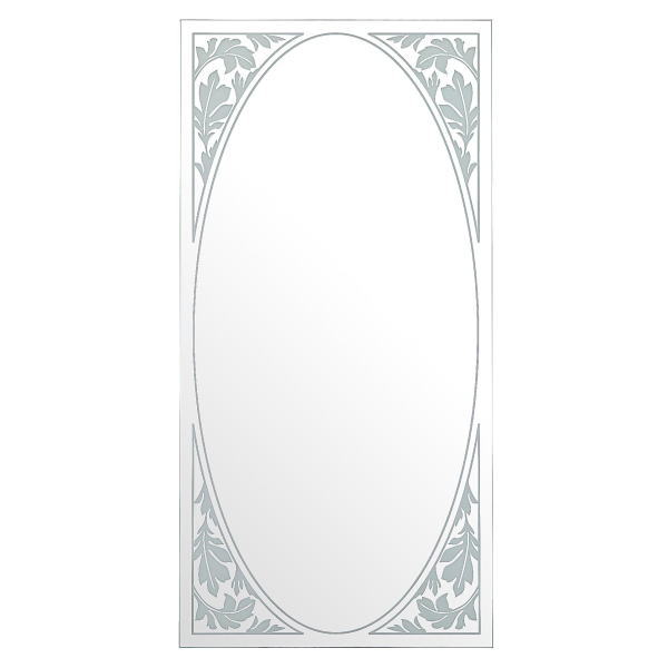 葉っぱ柄のナチュラルなイラスト ブラストデザイン（ネイチャー） サイズ：W450×H900 重量：5kg●仕様・寸法・デザインについては予告なく変更されることがあります。 ●画像はイメージです。代表画像を使用することがあります。 ●ご返品、...