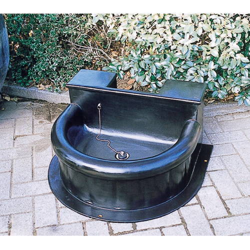 サイズ（mm）：W740×H360×D640 重量：103.0kg 材質：鋳鉄 生産国：中国 ・枕木立水栓用の水受です。 ※排水管の径はΦ40となります。 ※本体はアンカーボルト等を使用してコンクリートに固定して下さい。●こちらの商品はお支...