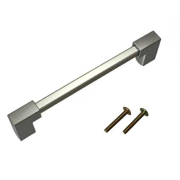 サイズ：120mm 取付：裏ビス止 カラー・仕上：クローム 金属タイプ：アルミニウム 材質 　パイプ：アルミ 　座：ABS樹脂 耐荷重：2kg 付属ビス：ISO4×25mm 切って長さ調整の出来るハンドル取手 アルミパイプを切ってハンドルの...