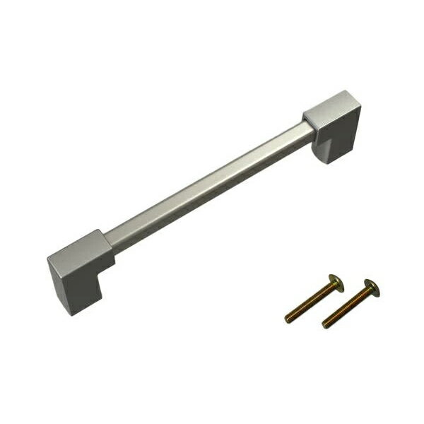 サイズ：120mm 取付：裏ビス止 カラー・仕上：クローム 金属タイプ：シルバー 材質 　パイプ：アルミ 　座：ABS樹脂 耐荷重：2kg 付属ビス：ISO4×25mm 切って長さ調整の出来るハンドル取手 アルミパイプを切ってハンドルの長さ...