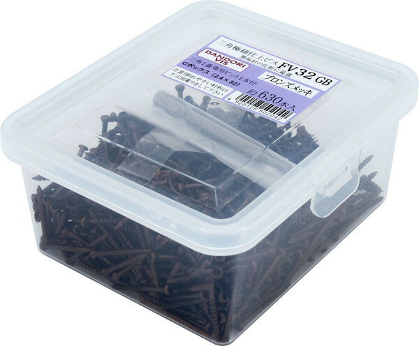 フロアー、羽目板、化粧、細工、家具など、サイズに合わせて様々な用途で使用できます。 三角頭で施工性も抜群の極細タイプ。 全4色。 ブロンズ 容器サイズ（mm）：W112×D60×H131 重量（g）：570