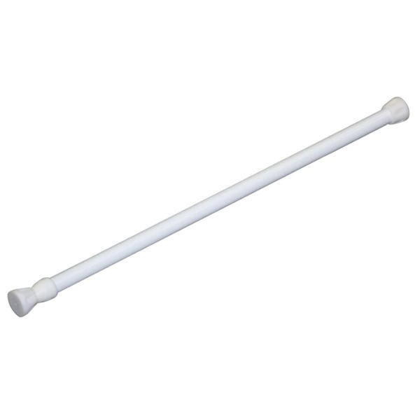 商品サイズ 幅 42〜66cm × 奥行 2.2cm × 高さ 2.2cm 本体重量 0.073kg 参考耐荷重 7〜3kg 材質 ・パイプ：鉄・エポキシ樹脂粉体塗装 ・樹脂部品：ポリプロピレン樹脂・合成ゴム ・バネ：鉄・防錆油処理 取り付...