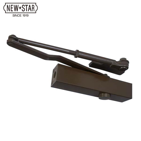 他社メーカー数種類の取付位置に対応 他社メーカー数種類のドアクローザを同じ取付ネジ位置で交換できます。 ストップ付・ストップなし兼用。 固定のビス穴でシッカリ取付できます。 取付穴隠しシールで取付穴を隠せます。 カラーはシルバーとバーントア...