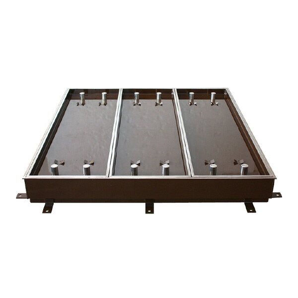 製品の特徴 ●優れた耐火性能を発揮し、地球環境と人体にやさしいアルカリアースシリケートウール（AES）製の耐火帯を受枠開口部に装着しました。 　耐火帯Lタイプ（1時間遮炎性能）厚み12.5mm ●車道以外で、車両が走行することはまれで、走行...