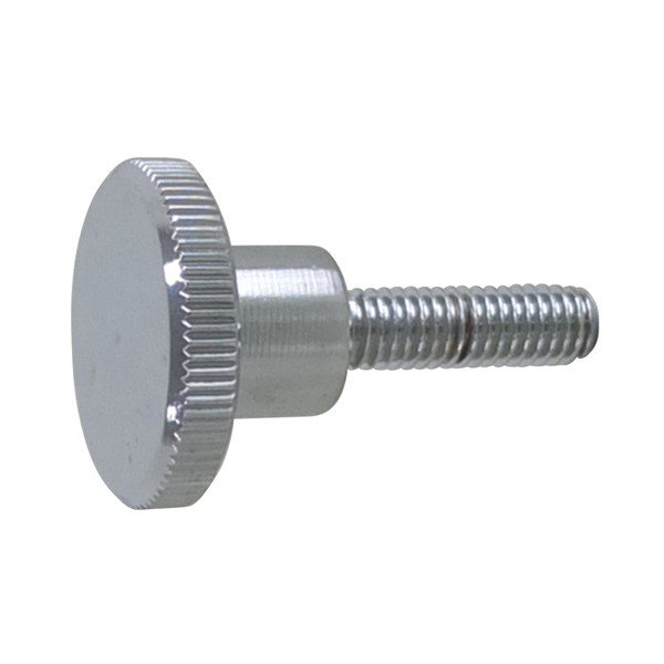 ローレット加工で手回し可能なネジ！見た目も美しい表面仕上！ 手で回しやすく扱いやすい段付タイプ。 サイズ(mm):頭ΦD20x厚11.5、ネジM5x10、A21.5。 材質：スチール(鉄)。●お支払い方法で代引きはできません。 ●都度お取り...