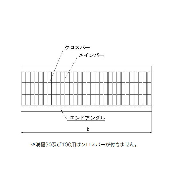 材質：スチール 形状：U字溝 荷重：T-14 表面形式：プレーン ピッチ：P=33 グレーチングサイズ a×b×h：80×995×19(mm) A部分：134 エンドアングルサイズ：L-3×30×30(mm) 重量：4.3kg●メーカー直送...