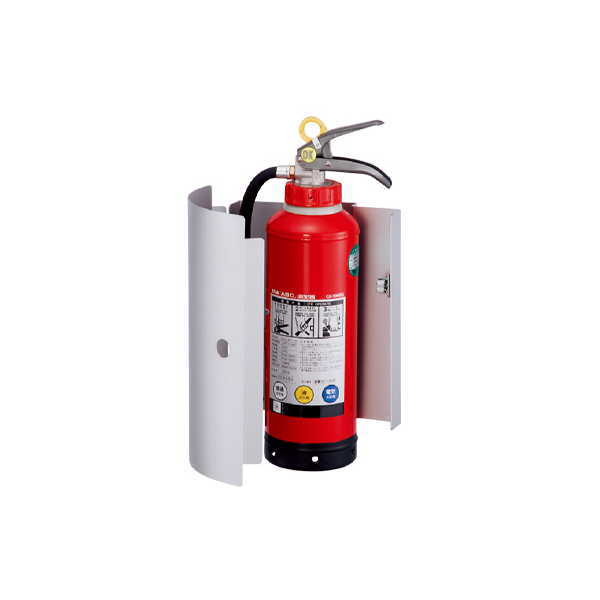 特長 カバー部は扉タイプです。 消火器取扱い表示板は別途 仕様：壁付型 材質：スチール 寸法：H360、W240、D150 仕上：焼付塗装関連商品 ●神栄ホームクリエイト 消火器ボックス（据置型） プラスチック製 10型 蛍光オレンジ/蛍光...