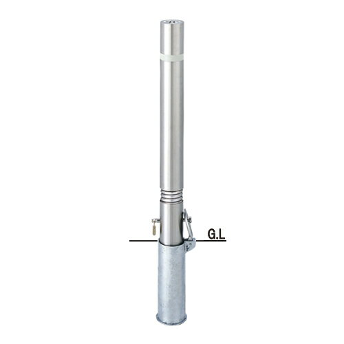 材質:ステンレス製 施工方法:脱着式カギ付 サイズ:φ76.3×t2.0 H700 重量:8.5kg 備考:※25mm南京錠付・2重スプリング付●通常業者向けの運送会社になりますのでお時間指定はできません。日曜日祝日配送もできないです。 ●...
