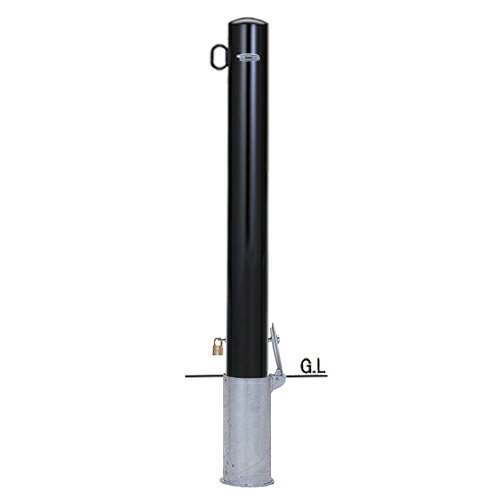 材質:スチール製 施工方法:脱着式カギ付 サイズ:φ101.6×t3.2 H850 重量:12.0kg 備考:※25mm南京錠付●通常業者向けの運送会社になりますのでお時間指定はできません。日曜日祝日配送もできないです。 ●離島のお客様は別...
