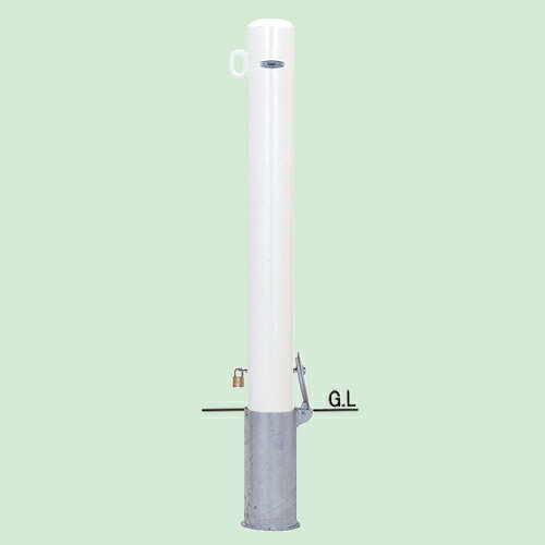 材質:スチール製 施工方法:脱着式カギ付 サイズ:φ101.6×t3.2 H850 重量:12.0kg 備考:※25mm南京錠付●通常業者向けの運送会社になりますのでお時間指定はできません。日曜日祝日配送もできないです。 ●離島のお客様は別...