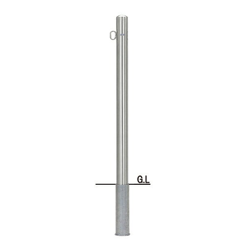 材質:ステンレス製 施工方法:脱着式 サイズ:φ60.5×t1.5 H850 重量:3.9kg 備考:●通常業者向けの運送会社になりますのでお時間指定はできません。日曜日祝日配送もできないです。 ●離島のお客様は別途お見積りとなります。北海...