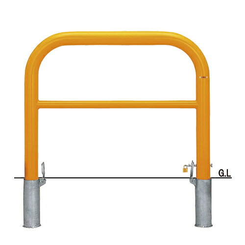 材質:スチール製 施工方法:脱着式カギ付 サイズ:φ76.3×t3.2 W1000 H800 重量:22.4kg 備考:※25mm南京錠付●通常業者向けの運送会社になりますのでお時間指定はできません。日曜日祝日配送もできないです。 ●離島の...