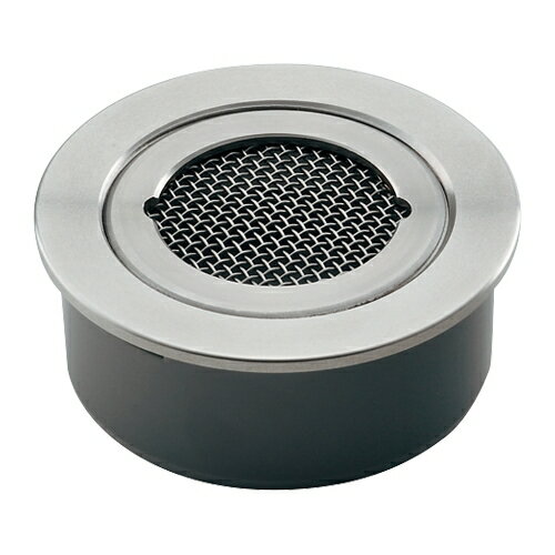 ●材質 ステンレス ●VP・VU管兼用（接着式） ●アミは線径0.4ミリ、16メッシュ ●アミはネジ止め式 ●ヘアライン仕上げ