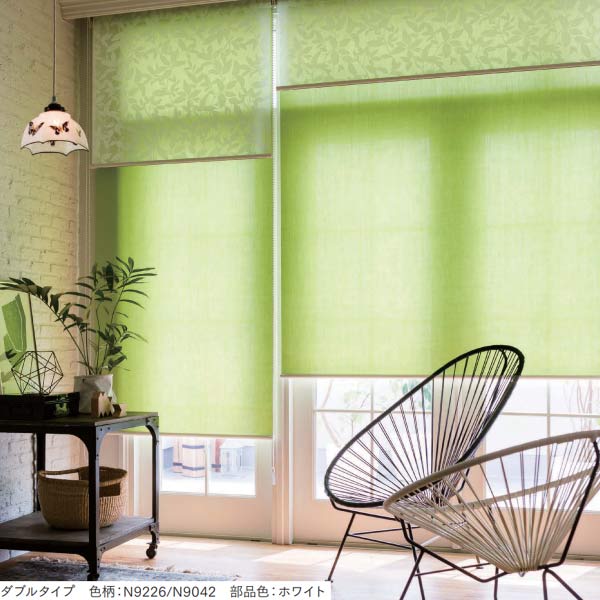 コットンのような自然な織りと優しい光の透過が特長の広幅対応生地です。 プレーンで多彩なカラーの生地はお部屋を選ばずご使用いただけます。 生地性能：防炎、消臭、抗菌、抗カビ、広幅、ウォッシャブル仕様 生地組成：ポリエステル100％　F☆☆☆☆...