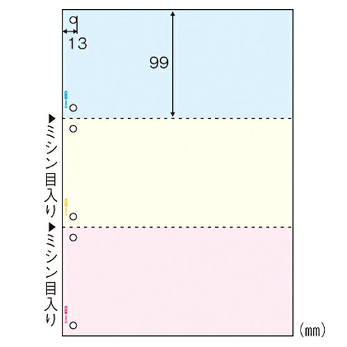 規格：A4判3面カラー 1片寸法：縦99×横210mm 穴数：6穴 穴間隔：80mm 紙厚：0.09mm●仕様・寸法・デザインについては予告なく変更されることがあります。 ●画像はイメージです。代表画像を使用することがあります。 ●ご返品、...