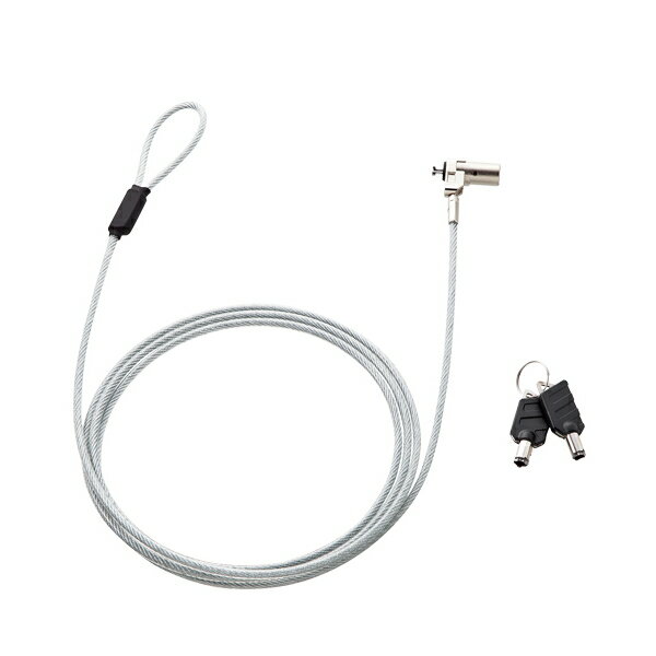 PCに取り付け盗難防止。薄型PCにおすすめな超小型。●仕様・寸法・デザインについては予告なく変更されることがあります。 ●画像はイメージです。代表画像を使用することがあります。 ●ご返品、交換、発注後のキャンセルはできません。