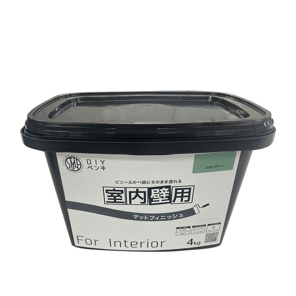 用途 　室内の壁用、天井などに。(ビニールかべ紙、各種ボード、 コンクリートなど) 　浴室の壁や天井。（ユニットバスや床面、タイルなどには塗れません） 　窓枠、巾木などの木部。 特長 　室内のビニールかべ紙、各種ボード、木部、コンクリートな...