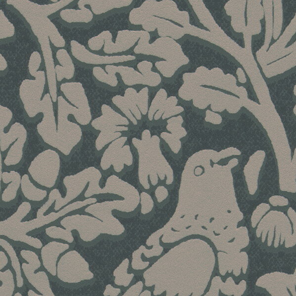 図案の中に紛れ込んだ鳥とウサギがかわいらしく、シンメトリックな構成も絵本の挿絵のようなイギリスらしさ溢れるデザイン。 機能:日本工業規格JIS適合品です。 壁紙工業会により制定された、自主安全規格の基準をクリアしている商品です。 建築基準法...