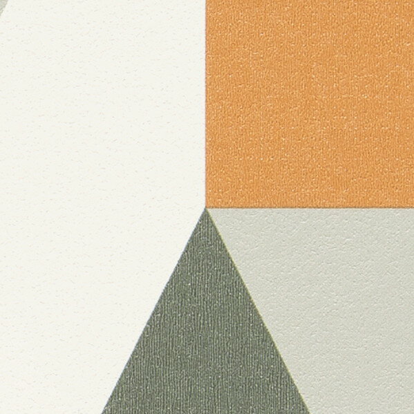 リズミカルに三角形や四角形が連なり合う、インパクトのある幾何学パターンです。お部屋に個性を演出してくれます。 機能:日本工業規格JIS適合品です。 壁紙工業会により制定された、自主安全規格の基準をクリアしている商品です。 建築基準法に基づく...