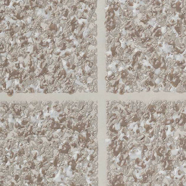 特殊製法で粒感を表現したタイル柄の防滑性シートです。 機能:日本工業規格JIS適合品です。 塩素系薬剤のメンテナンスに強い商品です。 JIS A 1454 滑り性試験にて、乾燥状態・水＋ダストのそれぞれの条件で優れた防滑性が確認された床材で...