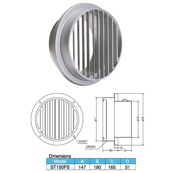 材質：SUS304 胴体：SUS304 仕上：シルバー焼付塗装●お支払い方法で代引きはできません。 ●量やタイミング、メーカー在庫状況によっては納期がかかります。 ●セミオーダーカラーは都度お取り寄せのため大変納期がかかります。 ●沖縄県、...
