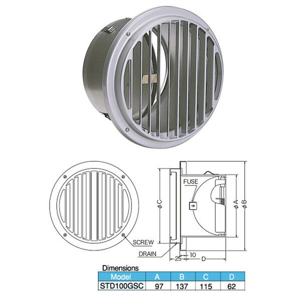 材質： フェイス：SUS304 FD：SUS304 1.5t 仕上：シルバー焼付塗装 温度フューズ：標準72℃ オプション：120℃・180℃●お支払い方法で代引きはできません。 ●量やタイミング、メーカー在庫状況によっては納期がかかります...