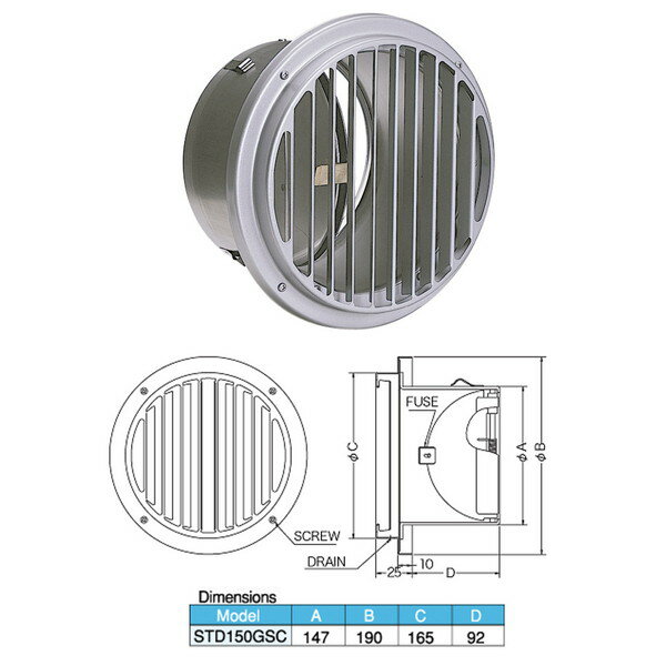 材質： フェイス：SUS304 FD：SUS304 1.5t 仕上：シルバー焼付塗装 温度フューズ：標準72℃ オプション：120℃・180℃●お支払い方法で代引きはできません。 ●量やタイミング、メーカー在庫状況によっては納期がかかります...