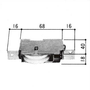 部位： 下かまち 備考共通1：ネジピッチ：88 備考共通2：TD型、TD型段窓ランマ下障子 使用されている商品名： 3K−N　（廃止年　1988）●メンテナンス用のためメーカー事情により数量次第では不可になる場合、もしくは納期がかなりかかっ...