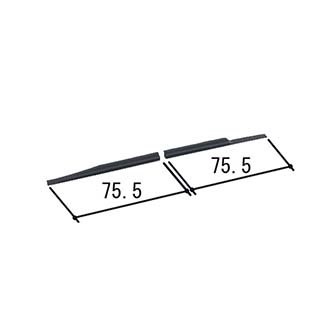 部位： Vレール 備考共通1：集合住宅用 使用されている商品名： ウッデリアBS室内引戸　（廃止年　2006）●メンテナンス用のためメーカー事情により数量次第では不可になる場合、もしくは納期がかなりかかってしまう場合があります。数量が多くな...