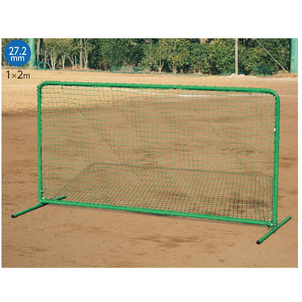 全高103×全幅200×奥行83cm 10kg 主材:スチール27.2mm(肉厚1.9mm)、ネット:ポリエチレン440T/44本(野球目3.75cm) 使用時・保管時は必ず重しをのせるか杭などで固定してください。●お支払い方法で代引きはで...