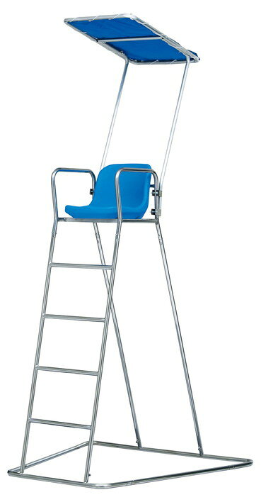 プールフロア用品 素材：主材:ステンレス25.4mmパイプ(SUS304) 重さ：20.7kg 座席部ポリエチレンブロー成形 日除け付 サイズ：幅125X奥行116X全高262cm、座面高さ150cm●お支払い方法で代引きはできません。 ●...