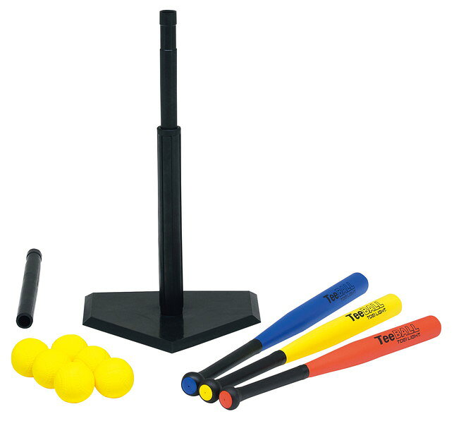 バッティング・ティーボール用品 ティーボール用のバット、ボールをご使用ください。 重さ：5.7kg 内容バット:B-2020・B-2021・B-2022X各1本、ボール:B-6168X1組、ティー:B-2712X1台付 原産国：台湾