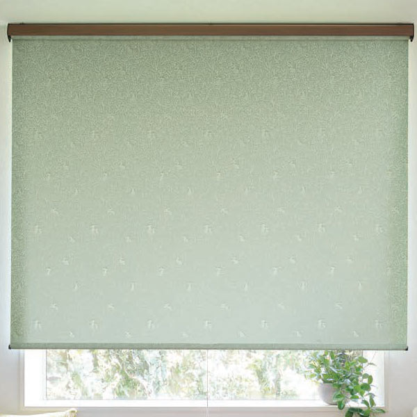 絵本の中にいるような静かな森の中...光を受けると木々に隠れて草木を食べていたうさぎたち お気に入りの家具、大好きなうさぎを取り入れてこだわりの空間にコーディネート。 防炎 F☆☆☆☆ ポリエステル100％ プルコード操作 　製作可能な幅:...