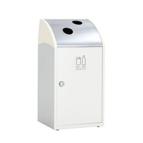 角を丸めたやさしいフォルムで、様々な施設にマッチ。 サイズ：本体：W470×D435×H930mm、中カゴ：□360×H590mm 重量：20kg 容量：68L 材質：本体：電気亜鉛メッキ鋼板に粉体塗装・ASA樹脂、投入口：ステンレス、 中...