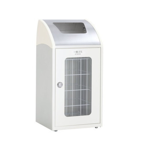 角を丸めたやさしいフォルムで、様々な施設にマッチ。 サイズ：W470×D435×H930mm、中カゴ：□360×H590mm 重量：20kg 容量：68L 材質：本体：電気亜鉛メッキ鋼板に粉体塗装・ASA樹脂、投入口：ステンレス、 中カゴ：...