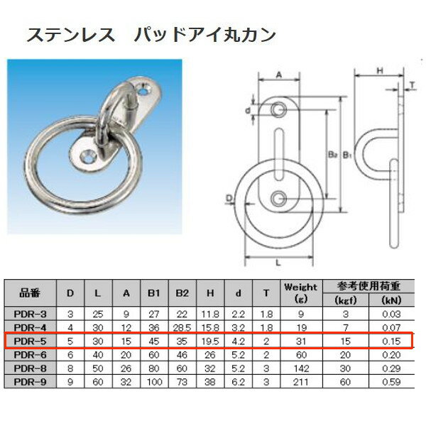 【 ご注意 】 ※表記寸法には多少の公差があります。ご了承下さい。 ※使用荷重は参考値ですので、使用状況・環境によって変動します。また、試験データーがご入用の際は、別途ご請求ください。（実費） ※予告なしに仕様を変更する場合がございます。ご...