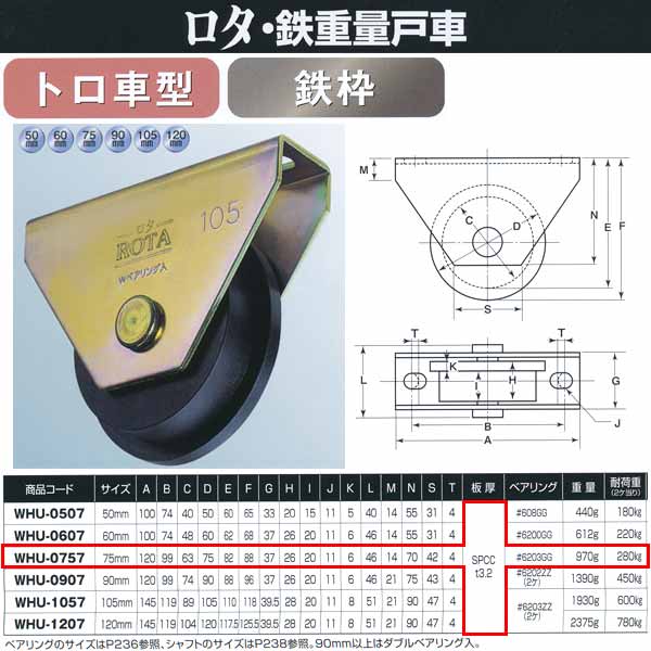 用途 　門扉、工場、出入口用扉、各種倉庫など 特長 　ベアリングを使用していますので、耐久力に優れています。●仕様・寸法・デザインについては予告なく変更されることがあります。 ●画像はイメージです。代表画像を使用することがあります。 ●ご返...