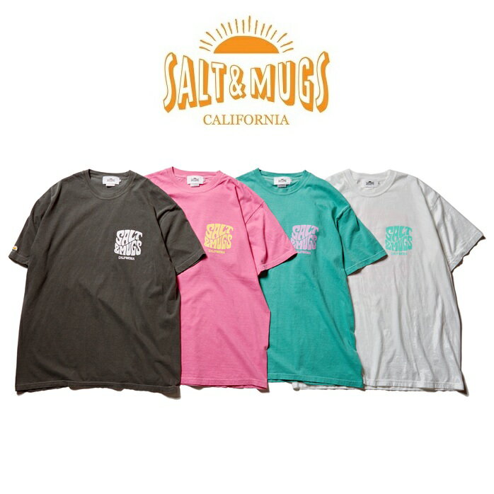 【SALT＆MUGS 2026 Summer Spot Collection 先行予約】 【4月入荷予定】 定番のサイケロゴTee。前後配色のカラーリングがポイント。ボディは特殊な加工を施し古着のようなヤレた表情を表現しています。 ■MAT...