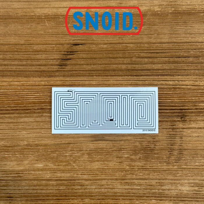 SNIOD (スノイド)RAT RACE STICKER SNOIDのステッカーです。アートワークはRAT HOLE STUDIOマエダ氏による作品。 ■サイズ W80mm x H34mm ※商品によって若干の誤差が出る場合があります。 【...