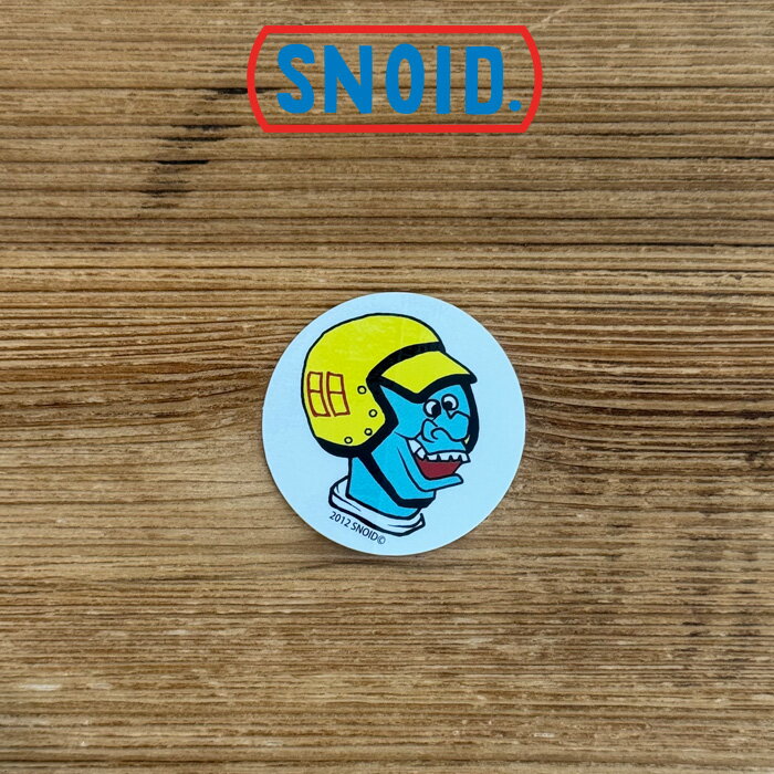 SNIOD (スノイド)#88 STICKER SNOIDのステッカーです。アートワークはRAT HOLE STUDIOマエダ氏による作品。 ■サイズ W40mm x H40mm ※商品によって若干の誤差が出る場合があります。 【SNOID...