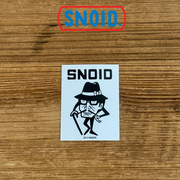 SNIOD (スノイド)Mr.SNOID STICKER SNOIDのステッカーです。アートワークはRAT HOLE STUDIOマエダ氏による作品。 ■サイズ W38mm x H50mm ※商品によって若干の誤差が出る場合があります。 【...