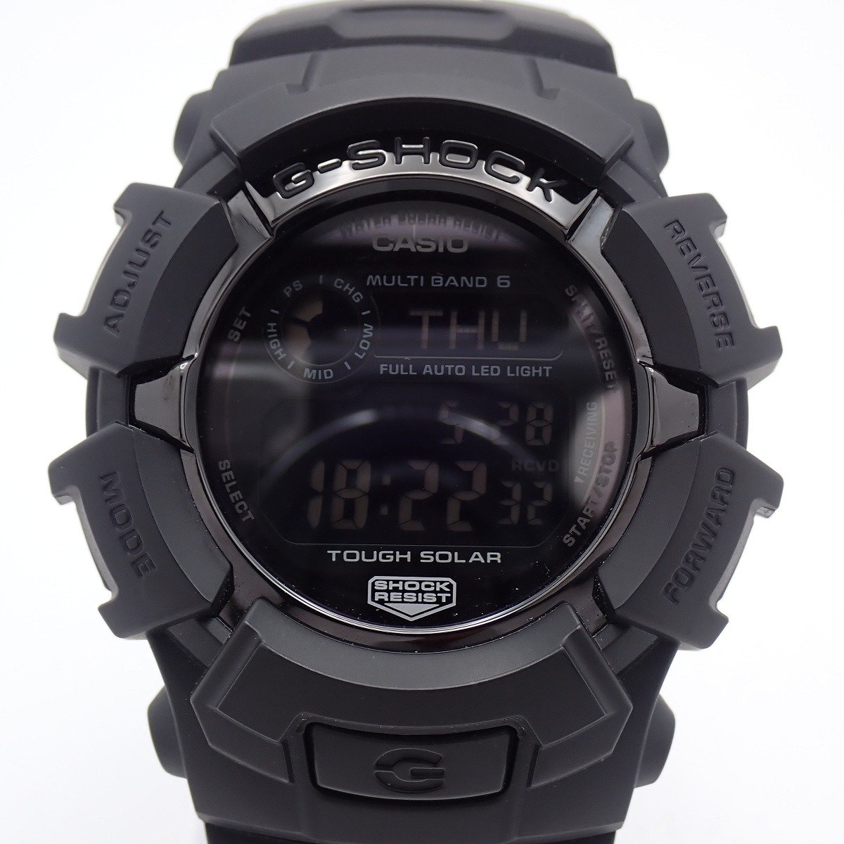 ●型番 ：GW-2310UFB-1JF●素材：樹脂/ステンレス●ベルト：純正ブラック樹脂バンド・尾錠●タフソーラー●電波受信機能（マルチバンド6）●20気圧防水●ワールドタイム●ストップウォッチ●タイマー●時刻アラーム5本・時報●パワーセー...