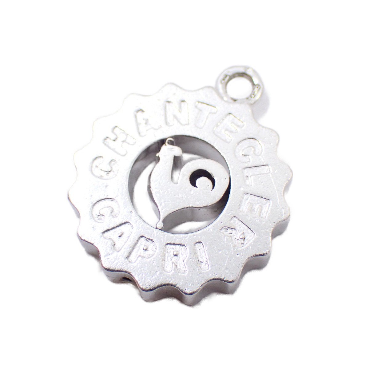 Chanteclerシャンテクレール ロゴ ペンダントトップ&nbsp;素材：シルバー925サイズ・トップ 約 W 2.6×H 3.2×D 0.5cm（カン部分含む）・カンの大きさ W 0.3×H 0.3cm重さ：約 11.1g付属品：なし...