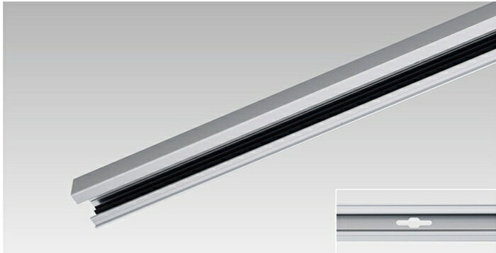 東芝 NDR0211(S) ( NDR0211S) ●レール長さ：1m ●シルバー色 ●アルミ製 ●15A-125V ●付属ねじ2本φ3.5 【注】：施工には電気工事士の資格が必要です。